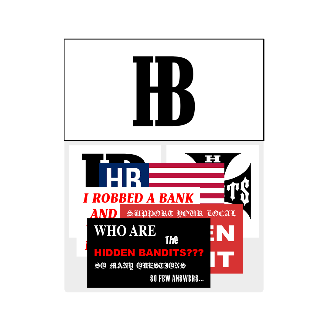 STICKER PACK – Hidden Bandits